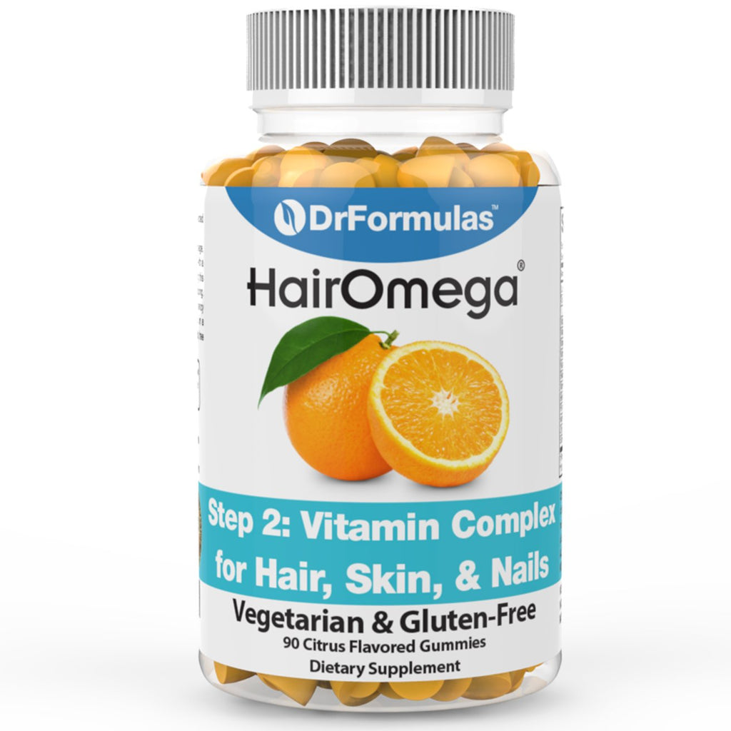 HairOmega Multi-vitamin Gummies For Hair Growth - DrFormulas