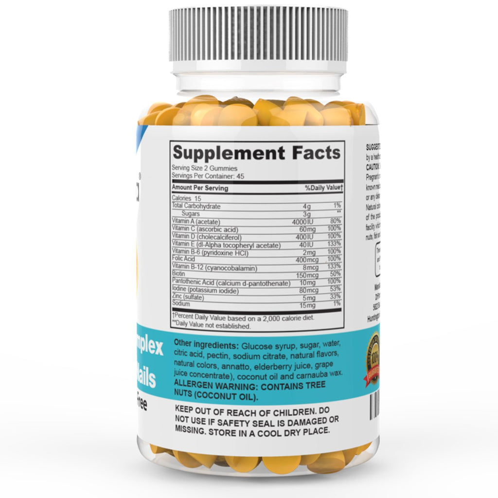 HairOmega Multi-vitamin Gummies For Hair Growth - DrFormulas