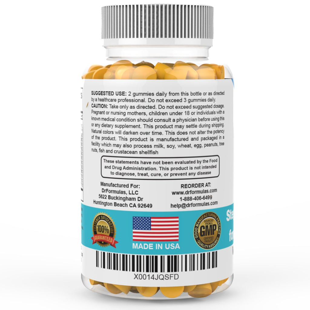 HairOmega Multi-vitamin Gummies For Hair Growth - DrFormulas