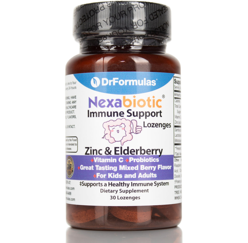 DrFormulas Zinc for Colds with Elderberry, Probiotics, Vitamin C