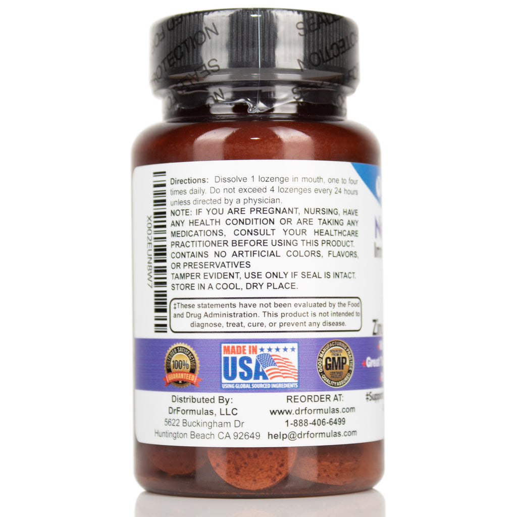 DrFormulas Zinc for Colds with Elderberry, Probiotics, Vitamin C